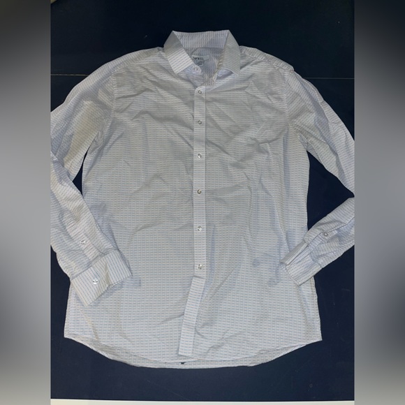 Bar III | Shirts | Bar Iii Blue Pink Easy Care Dress Button Down Collar ...